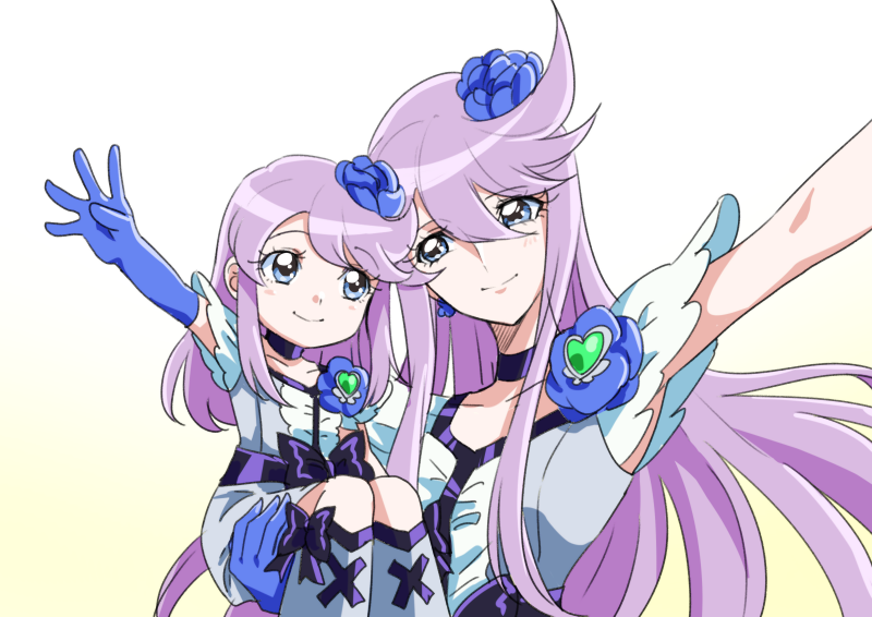 Tsukikage Yuri And Cure Moonlight Precure And 1 More Drawn By