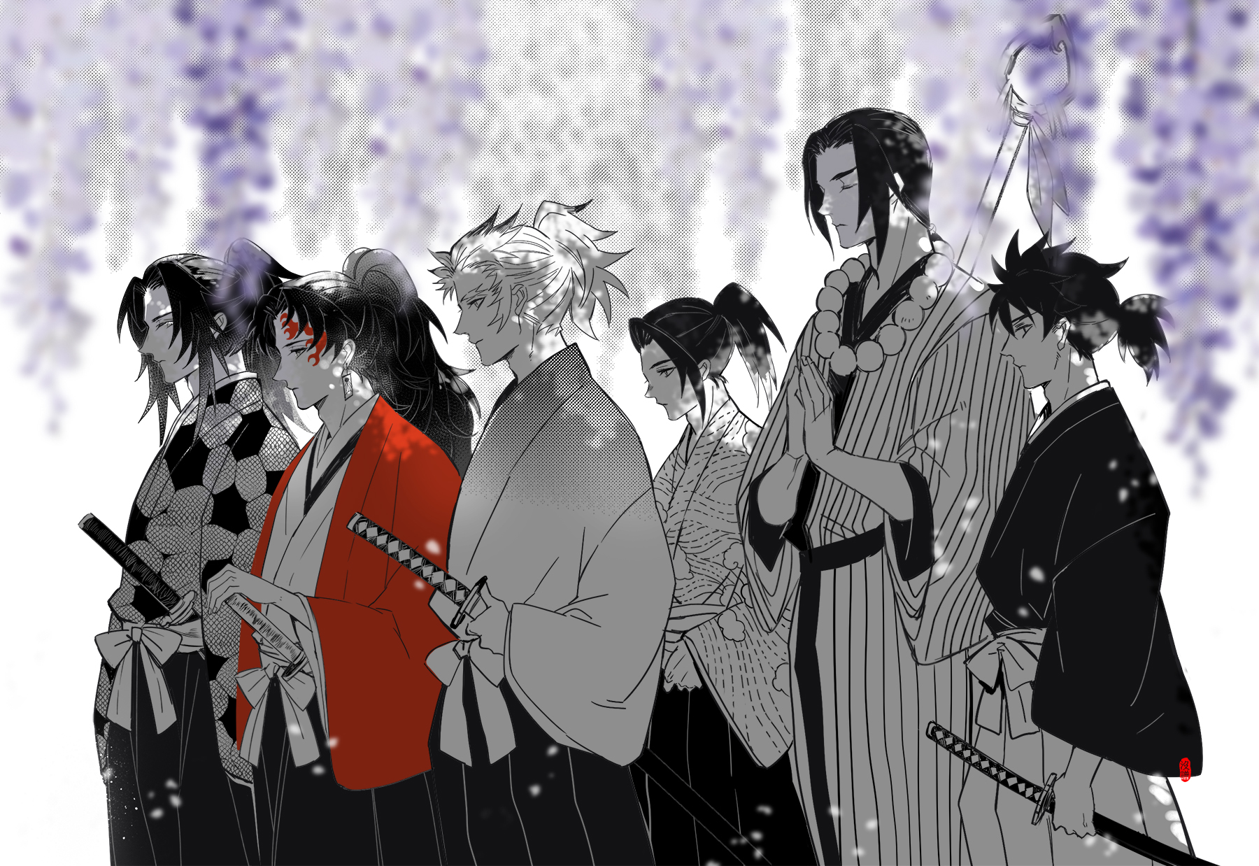 Tsugikuni Yoriichi Tsugikuni Michikatsu Sengoku Fire Hashira Sengoku