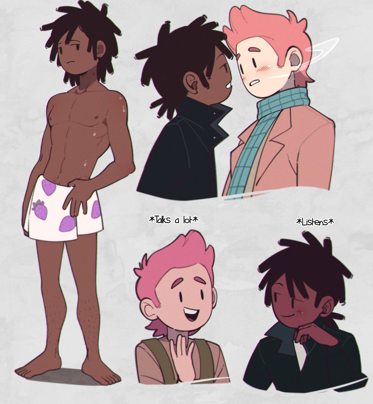 Marshall Lee Prince Bubba Gumball And Gary Prince Adventure Time And 1 More Drawn By Omy
