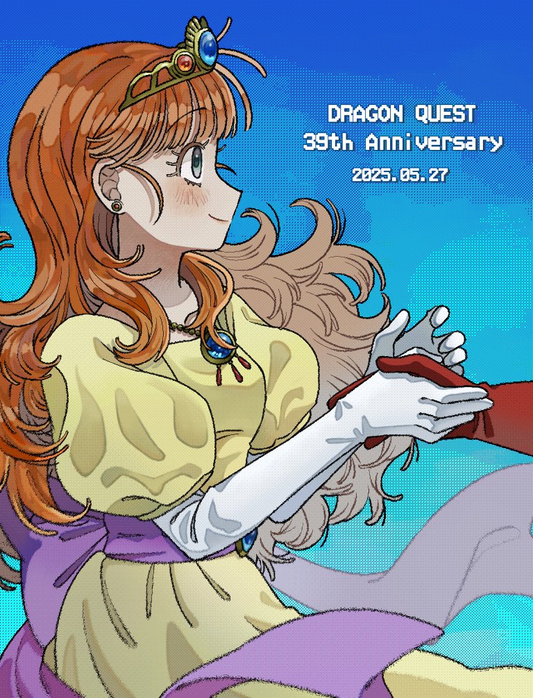 hero and princess laura (dragon quest and 1 more) drawn by input_aaaa | Danbooru