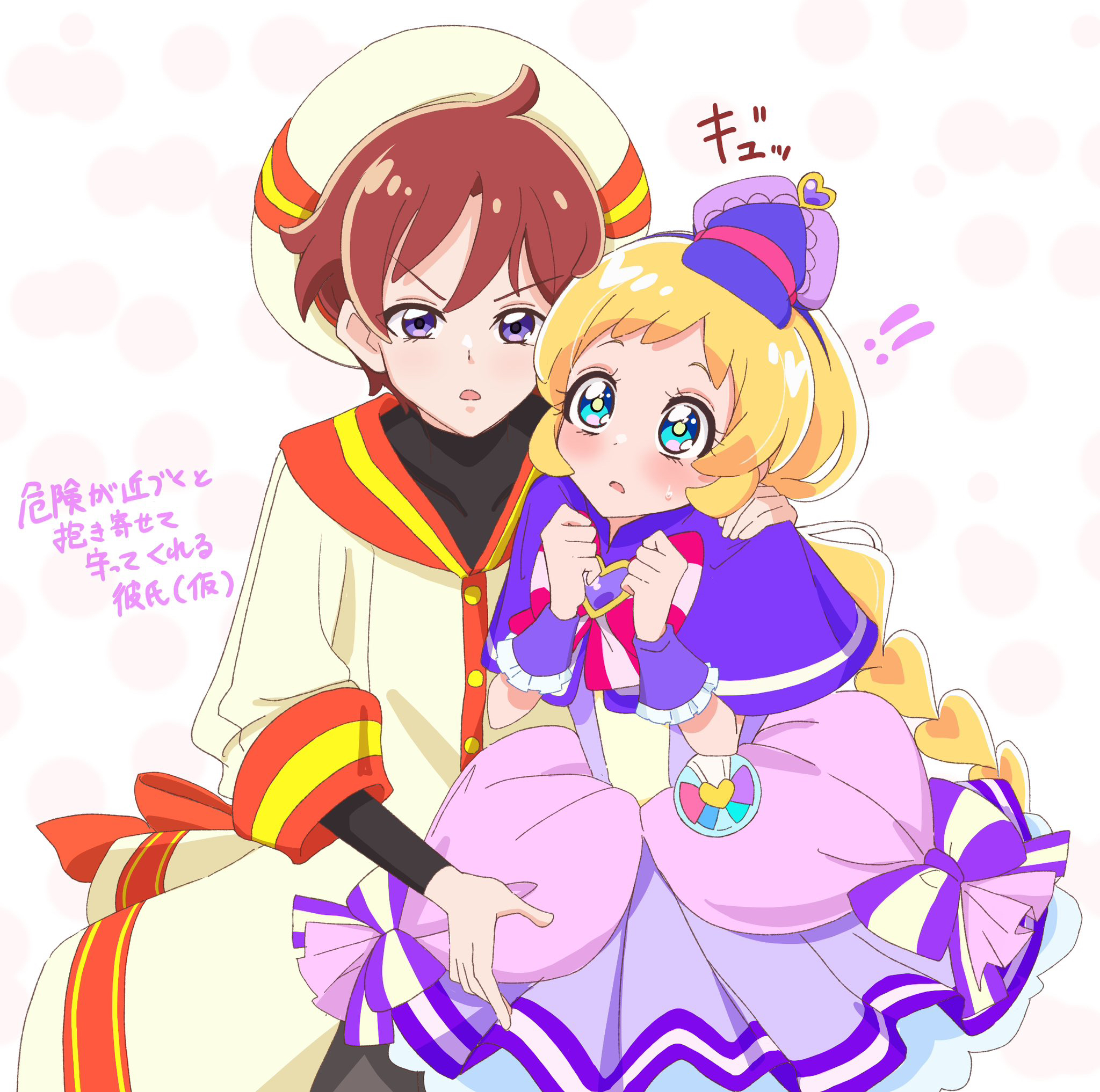 Inukai Iroha Cure Friendy And Toyama Satoru Precure And 1 More Drawn By Akizoraakiprecure