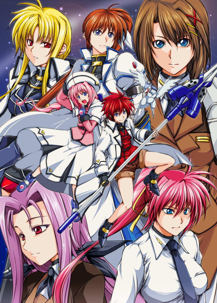 Fate Testarossa Takamachi Nanoha Yagami Hayate Signum Caro Ru Lushe