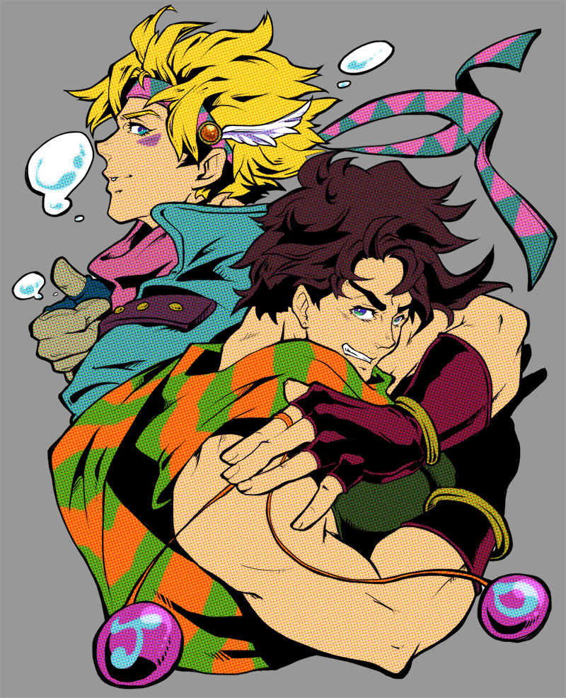 Joseph Joestar Joseph Joestar And Caesar Anthonio Zeppeli Jojo No