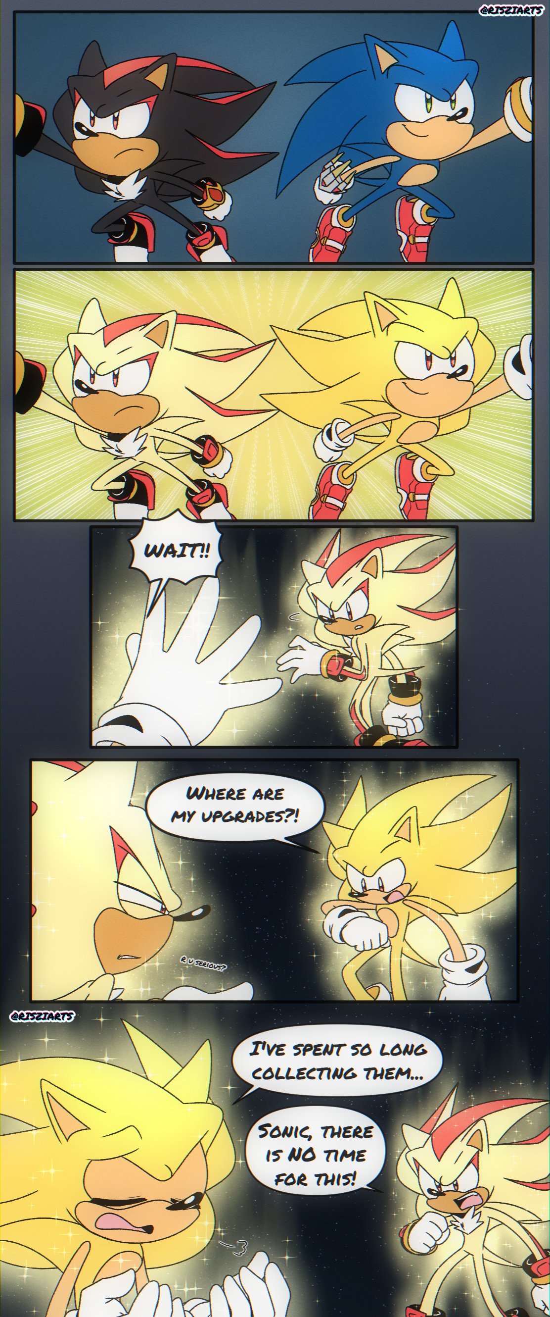 Sonic The Hedgehog Shadow The Hedgehog Super Sonic And Super Shadow Sonic And 1 More Drawn