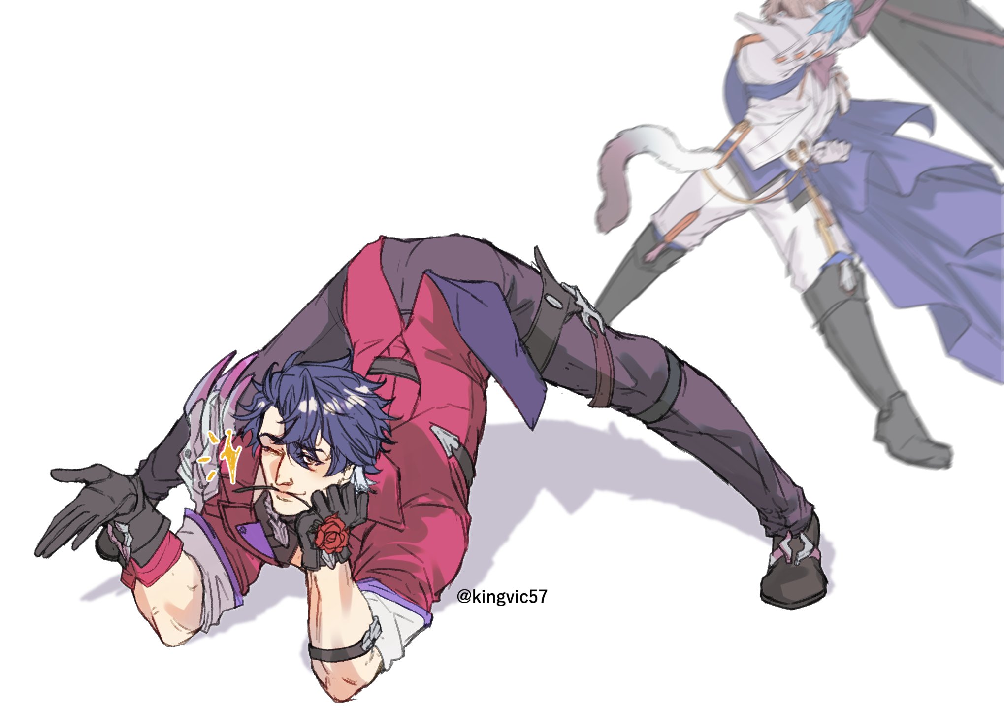Sampo Koski And Gepard Landau Honkai And 1 More Drawn By Vicmoon