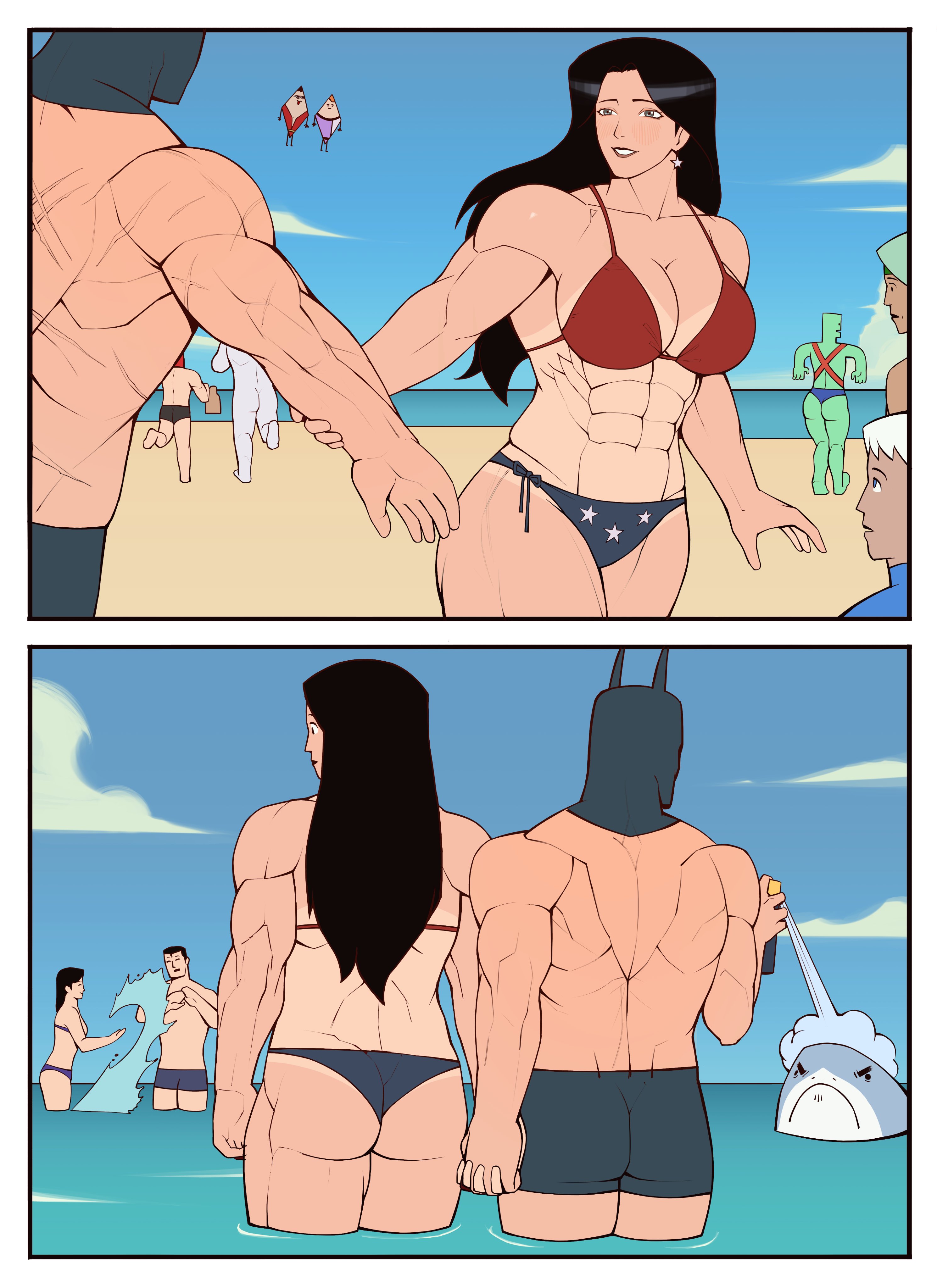 Batman Clark Kent Wonder Woman Lois Lane Red Hood And 6 More Dc Comics And 1 More Drawn