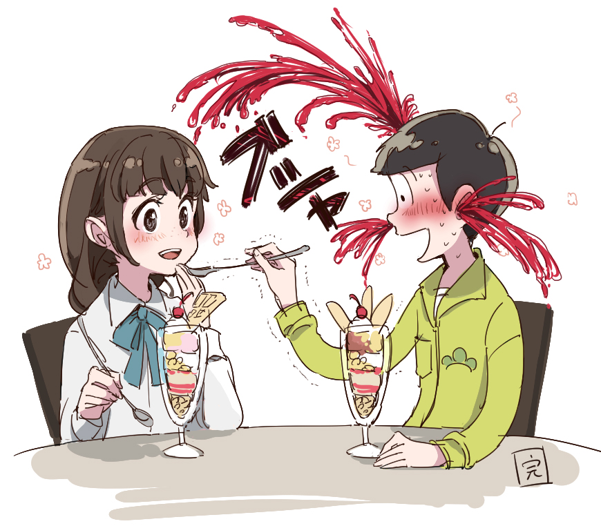 Matsuno Jyushimatsu And Jyushimatsus Girlfriend Osomatsu San And 1