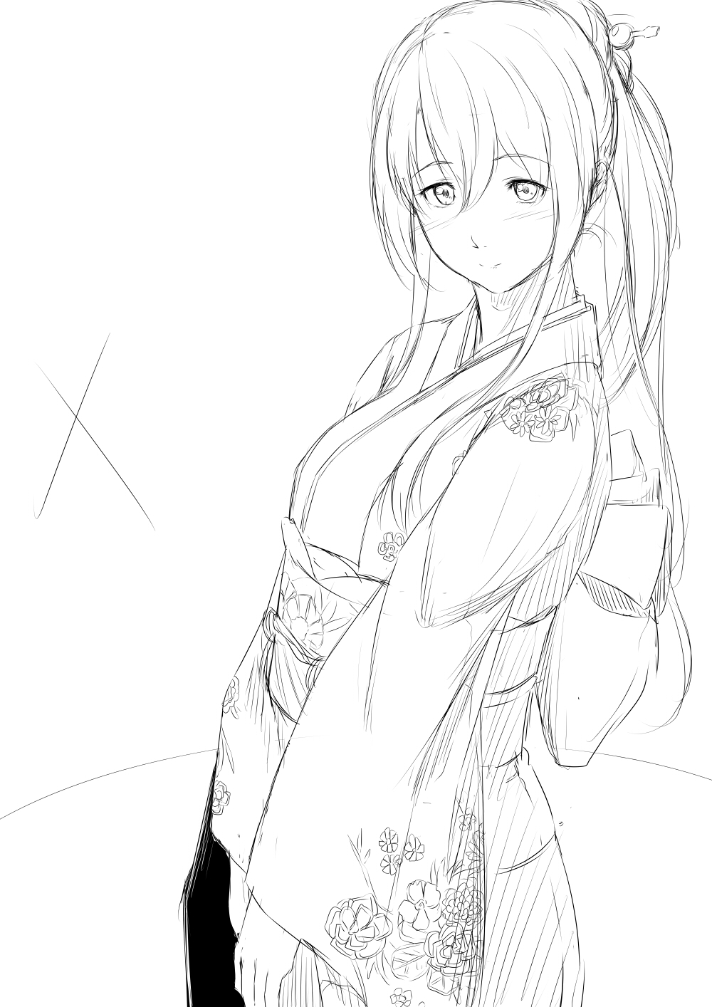 Female Admiral And Tatebayashi Sakurako Kantai Collection Drawn By