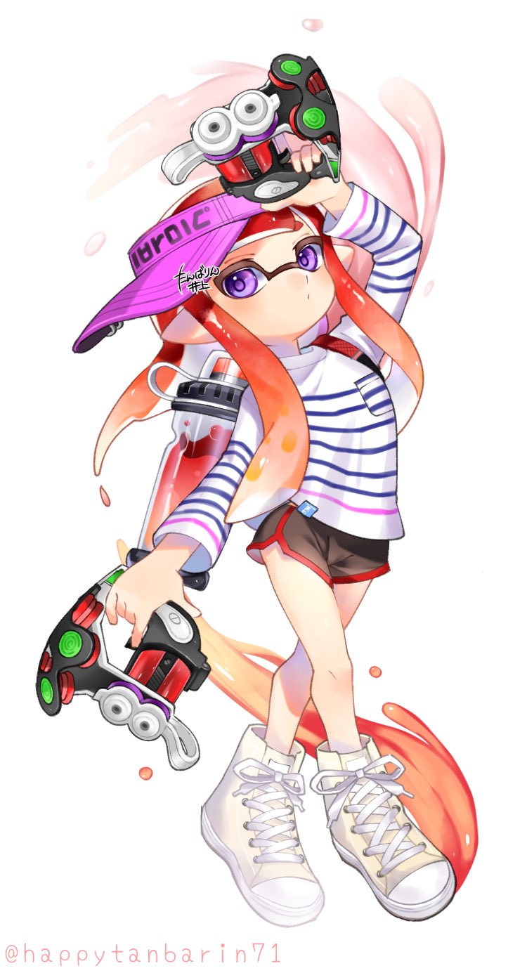 Inkling And Inkling Girl Splatoon And 1 More Drawn By Tambarin Inoue