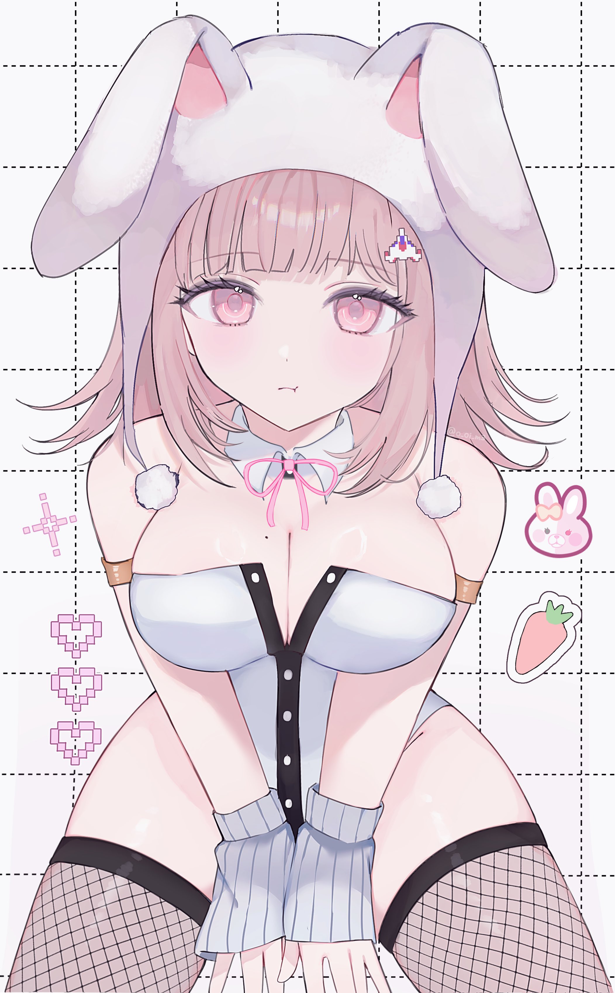 Nanami Chiaki And Monomi Danganronpa And 2 More Drawn By Mi Suri