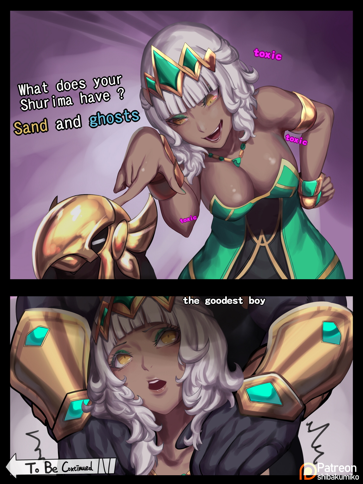 Qiyana Nasus And Azir League Of Legends Drawn By Kumiko Shiba