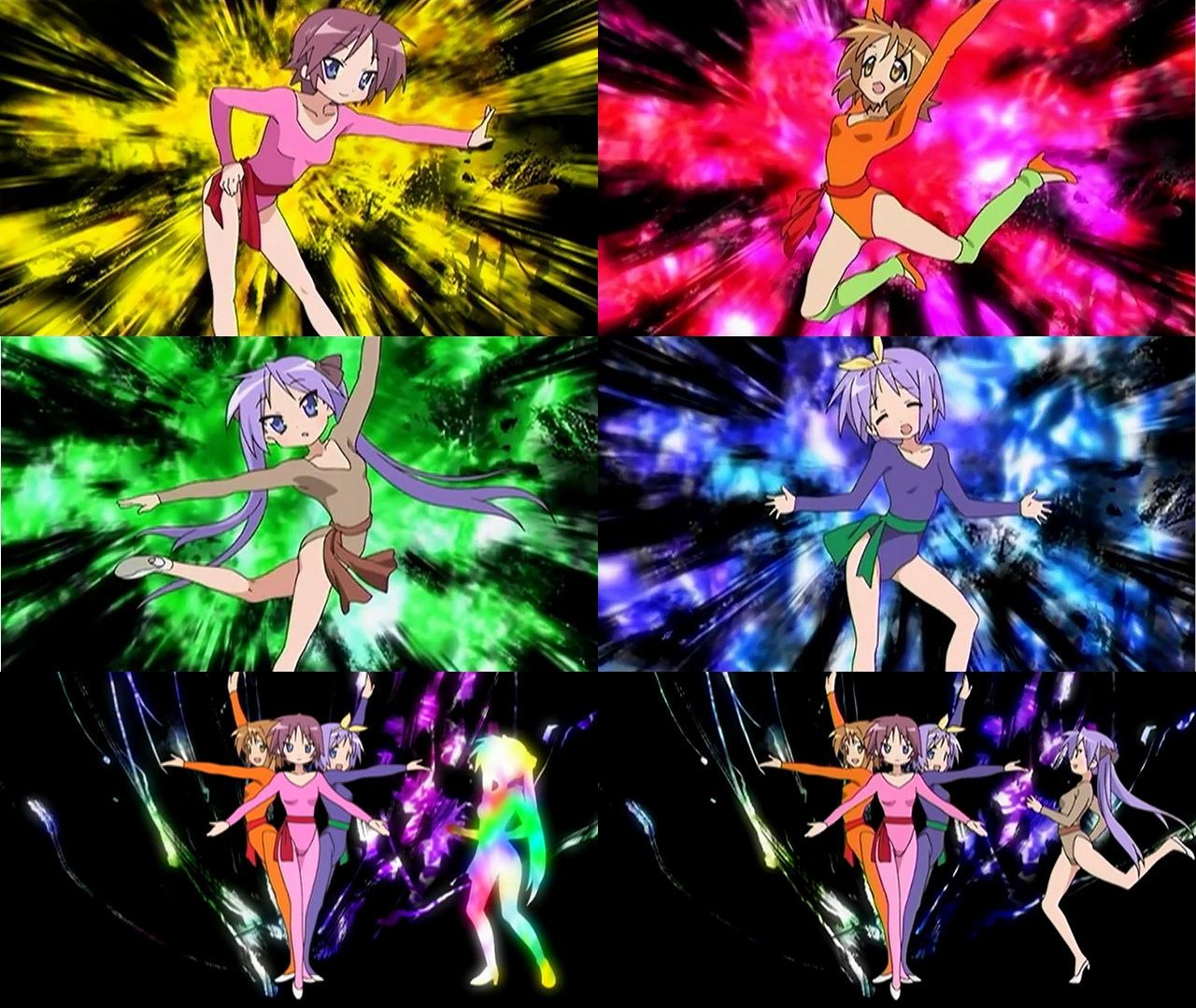 Hiiragi Kagami Hiiragi Tsukasa Hiiragi Matsuri And Hiiragi Inori Lucky Star And 1 More