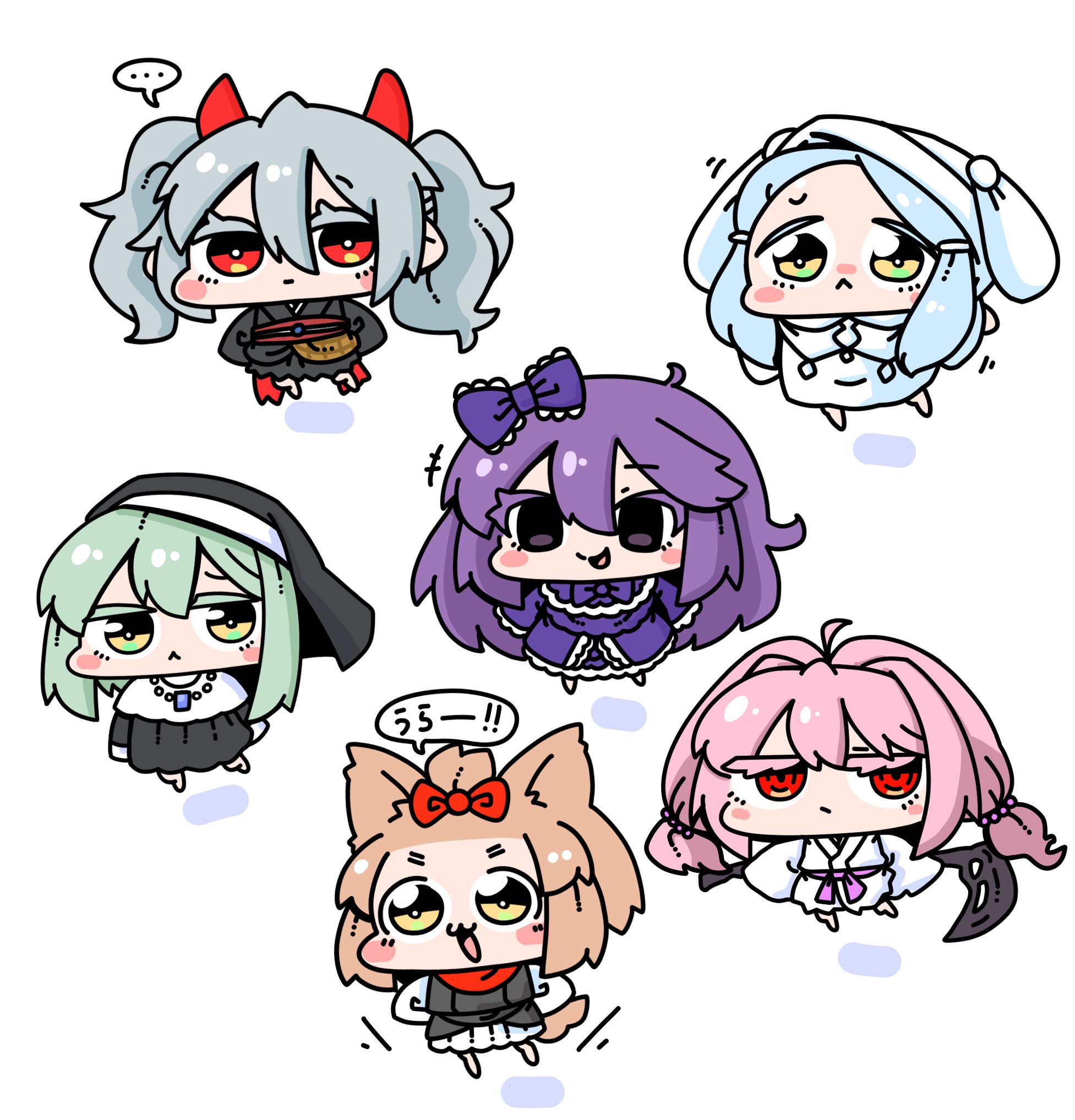 Ash Blossom And Joyous Spring Ghost Ogre And Snow Rabbit Ghost Belle And Haunted Mansion Ghost