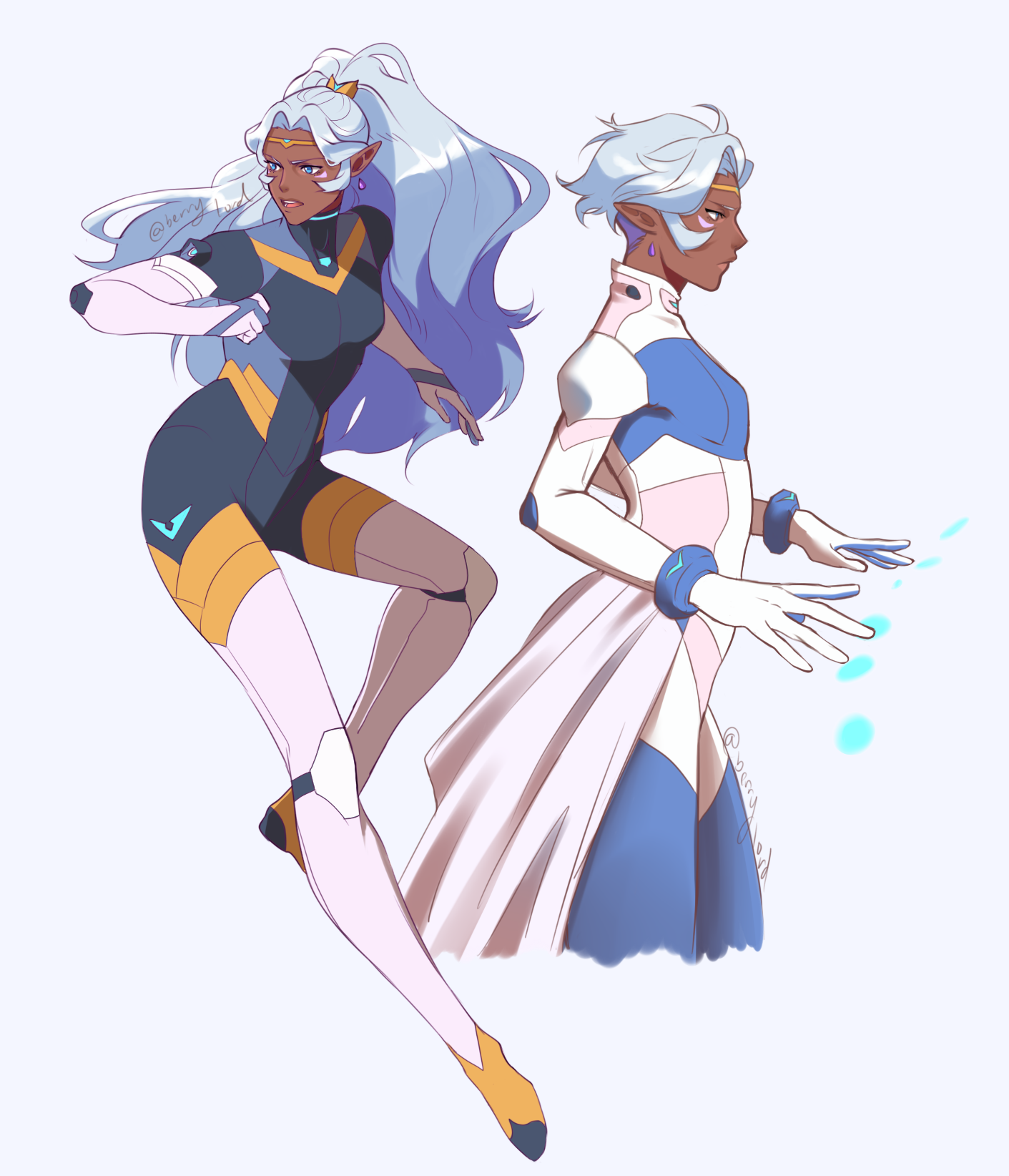 Princess Allura Voltron Legendary Defender And 1 More Drawn By