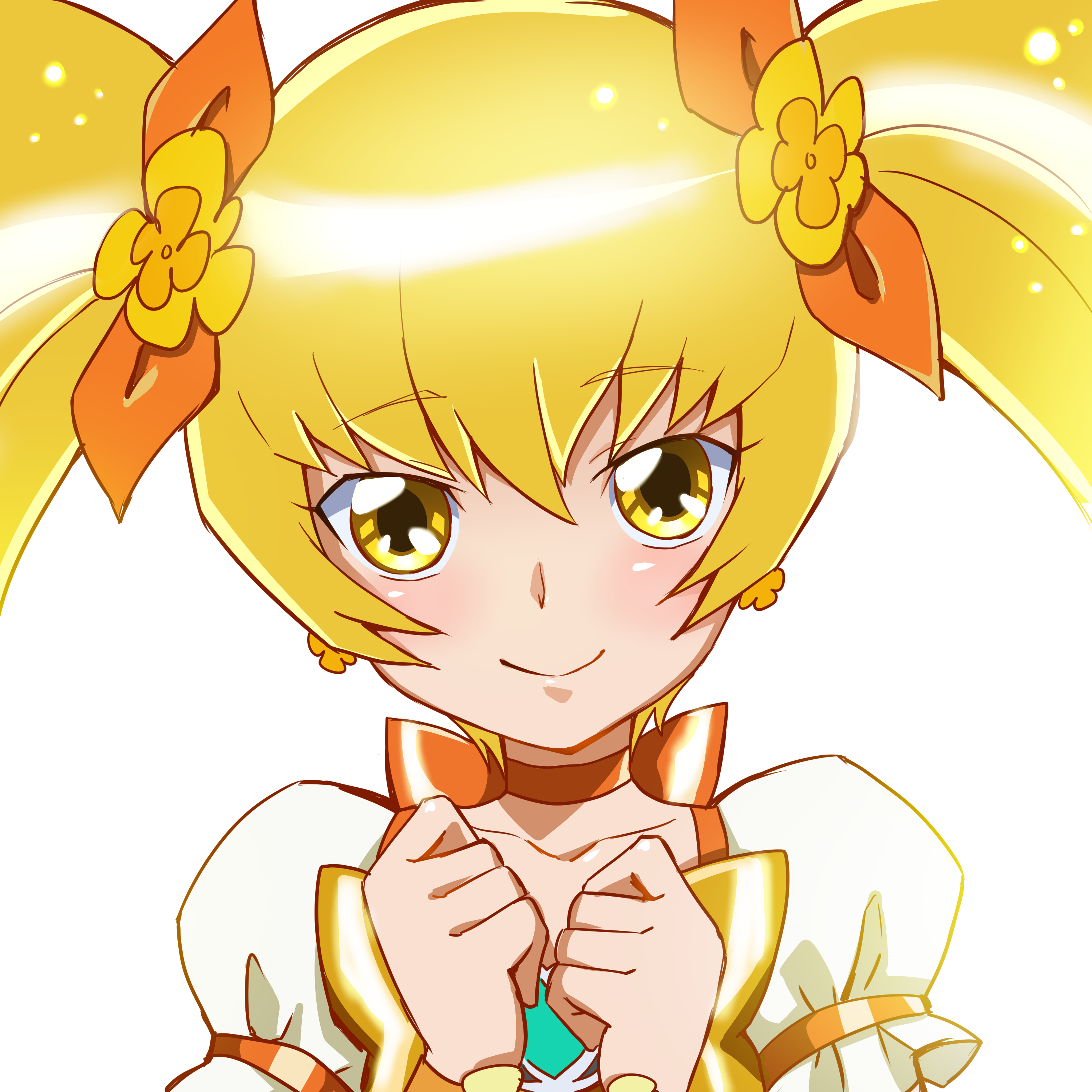Myoudouin Itsuki And Cure Sunshine Precure And 1 More Drawn By