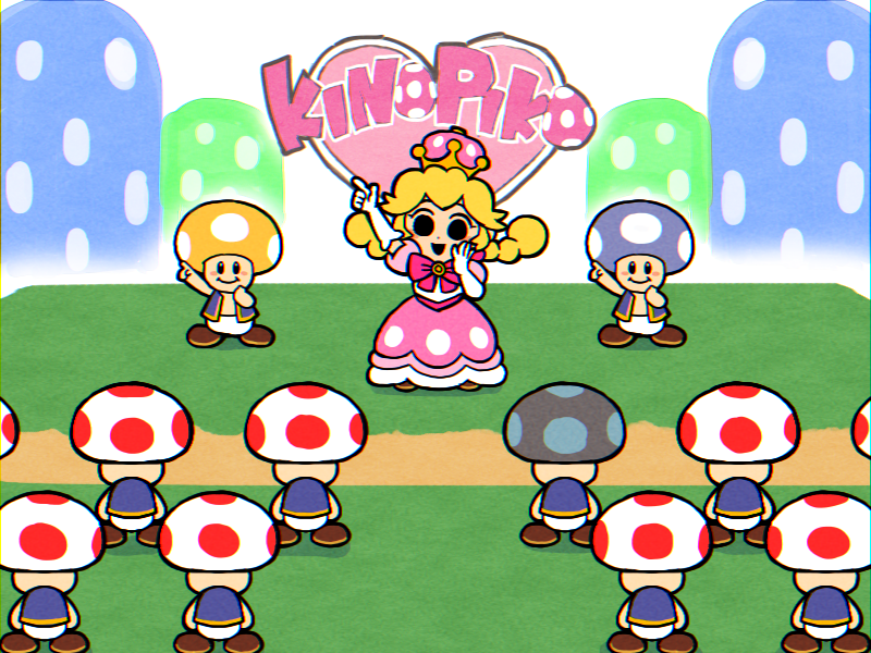 Toad Red Toad Toadette Blue Toad Peachette And 1 More Mario And 3 More Drawn By Ghost