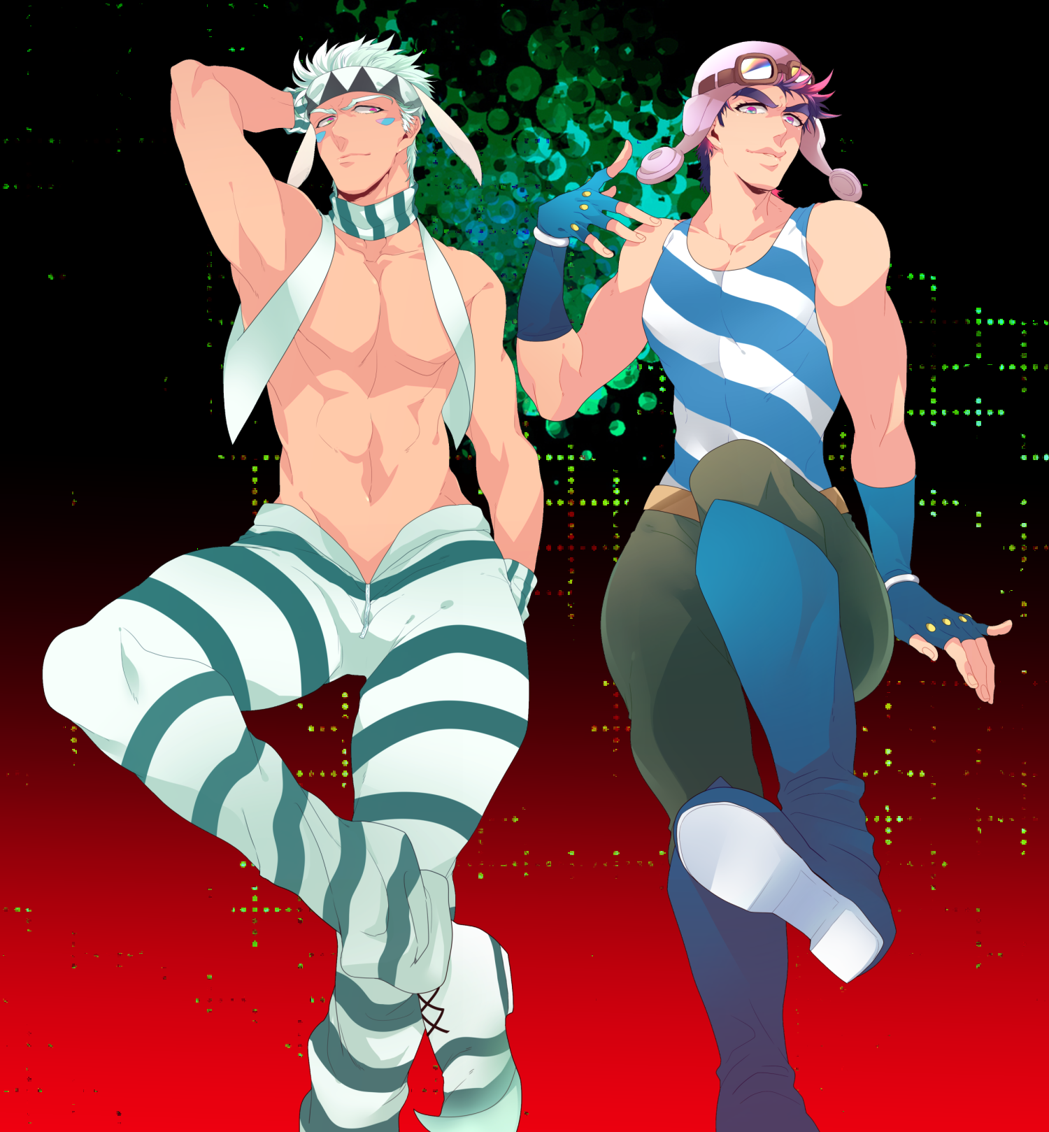 Joseph Joestar Joseph Joestar And Caesar Anthonio Zeppeli Jojo No