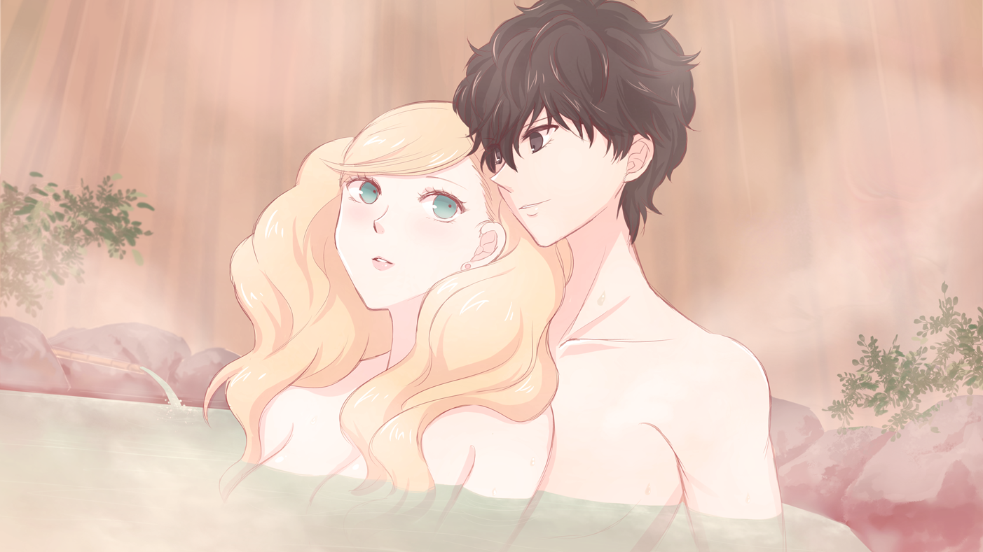 Amamiya Ren And Takamaki Anne Persona And 1 More Drawn By Yolkyao