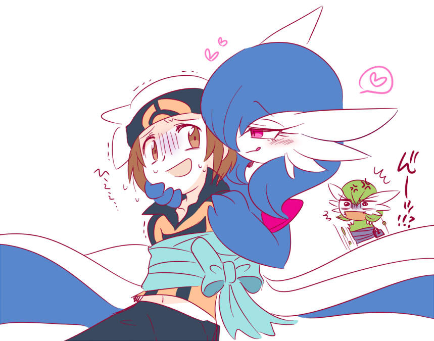 Gardevoir Brendan And Mega Gardevoir Pokemon And 1 More Drawn By