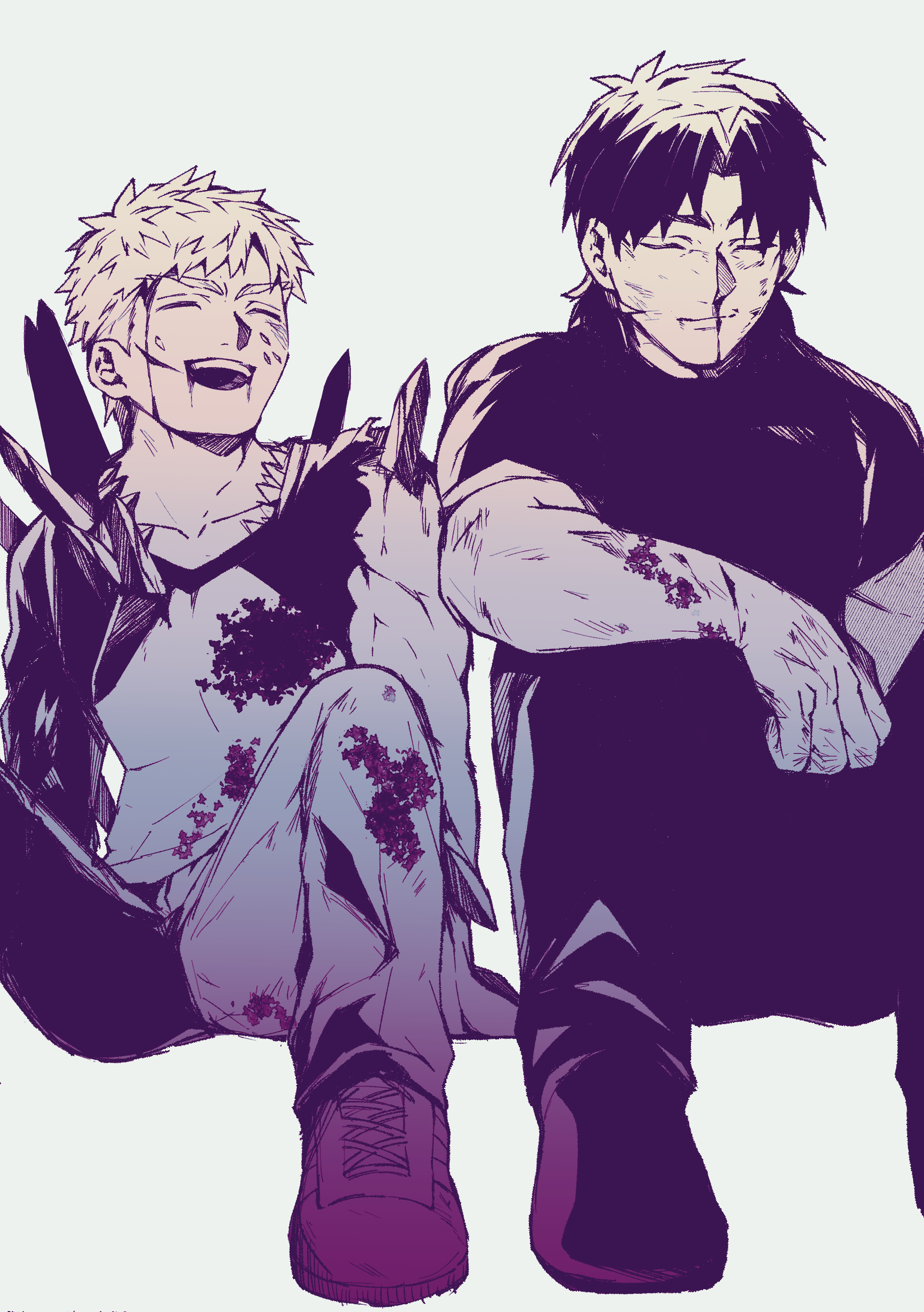 Emiya Shirou And Kotomine Kirei Fate And 2 More Drawn By Creat