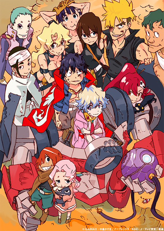Yoko Littner Nia Teppelin Simon Darry Adai Rossiu Adai And 7 More Tengen Toppa Gurren