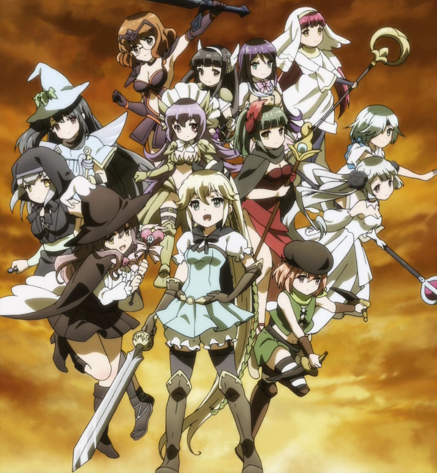 Nanami K Bladefield Mahougasawa Akane Touzokuyama Megumu Shoukanji Kikuno Hakua Berserker