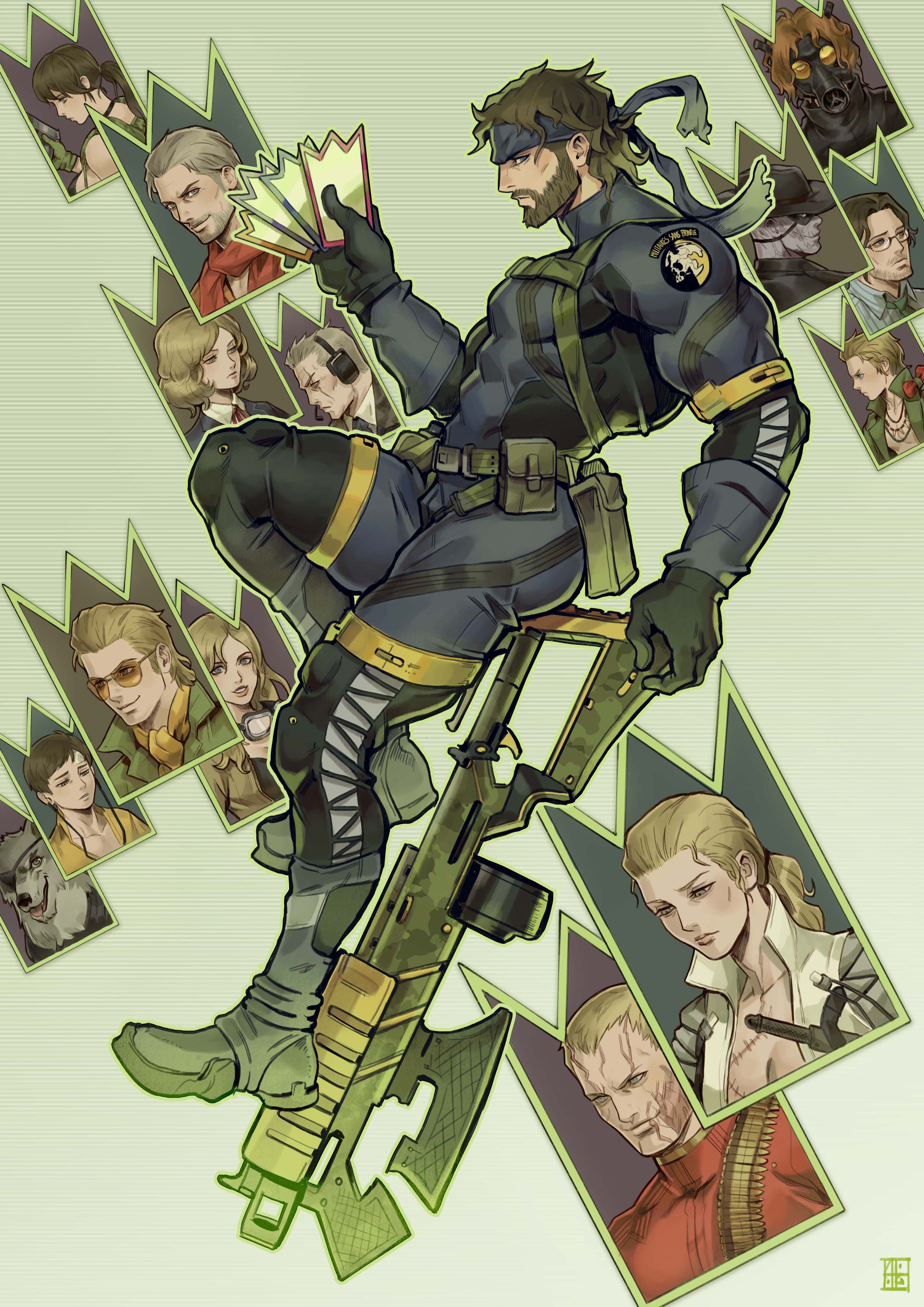Big Boss Quiet Revolver Ocelot Kazuhira Miller Paz Ortega Andrade