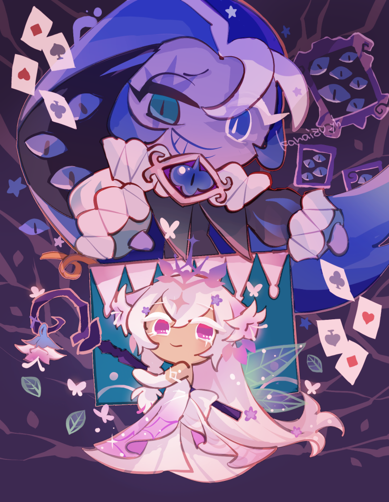 White Lily Cookie Shadow Milk Cookie And White Lily Cookie Cookie Run And 1 More Drawn By