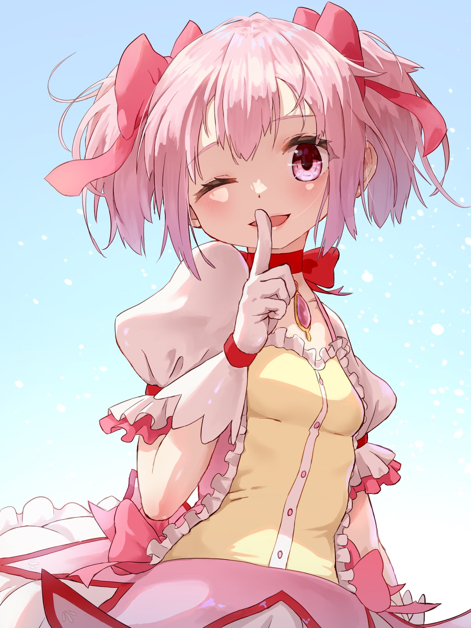 Kaname Madoka And Kaname Madoka Mahou Shoujo Madoka Magica And 1 More Drawn By Puellaanko