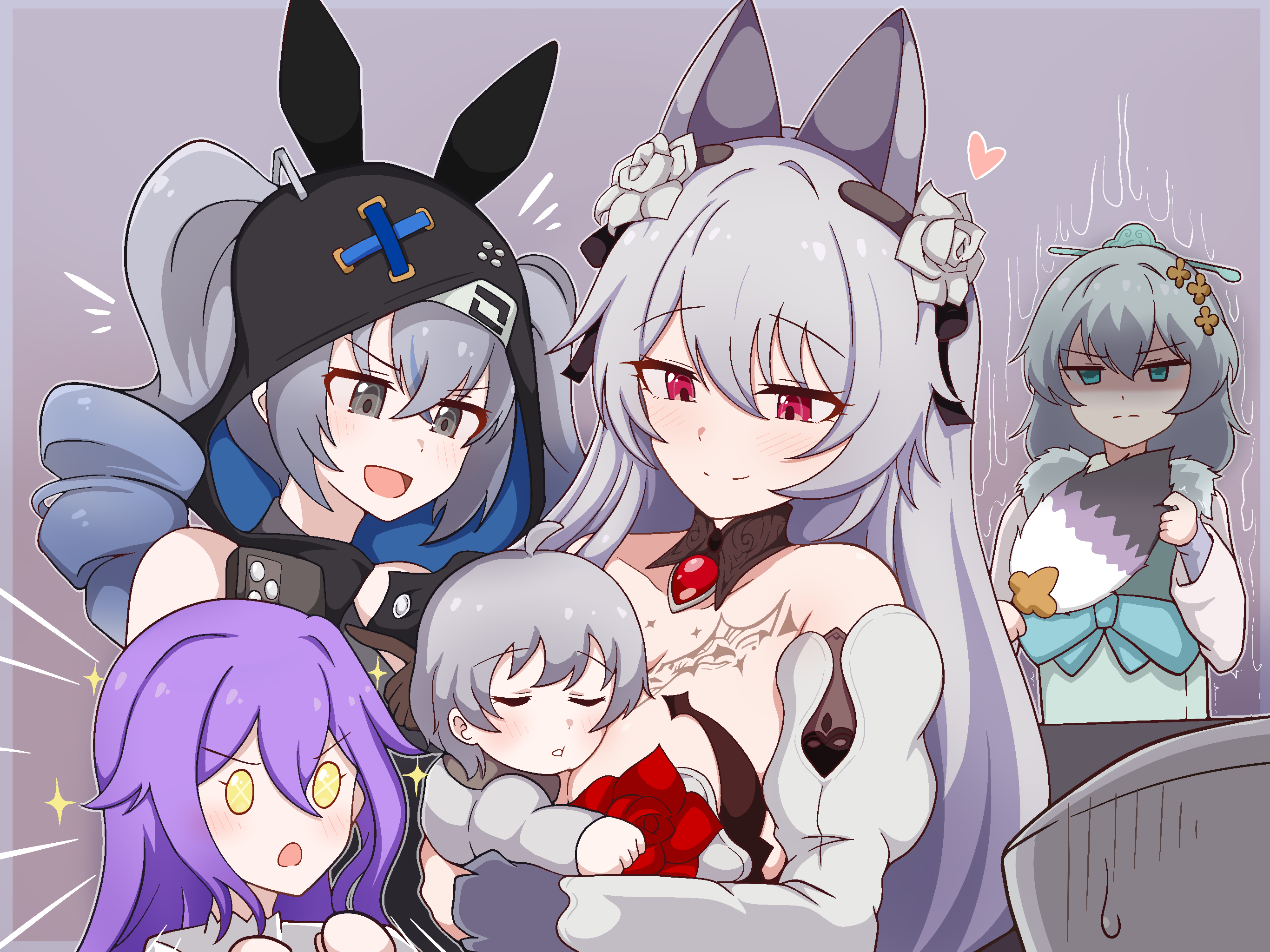 Bronya Zaychik Theresa Apocalypse Captain Theresa Apocalypse Sirin And 5 More Honkai And 1