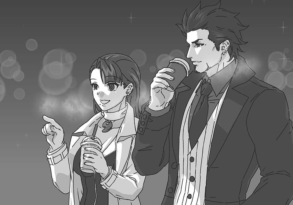 Mia Fey And Diego Armando Ace Attorney And 1 More Drawn By Lcageki