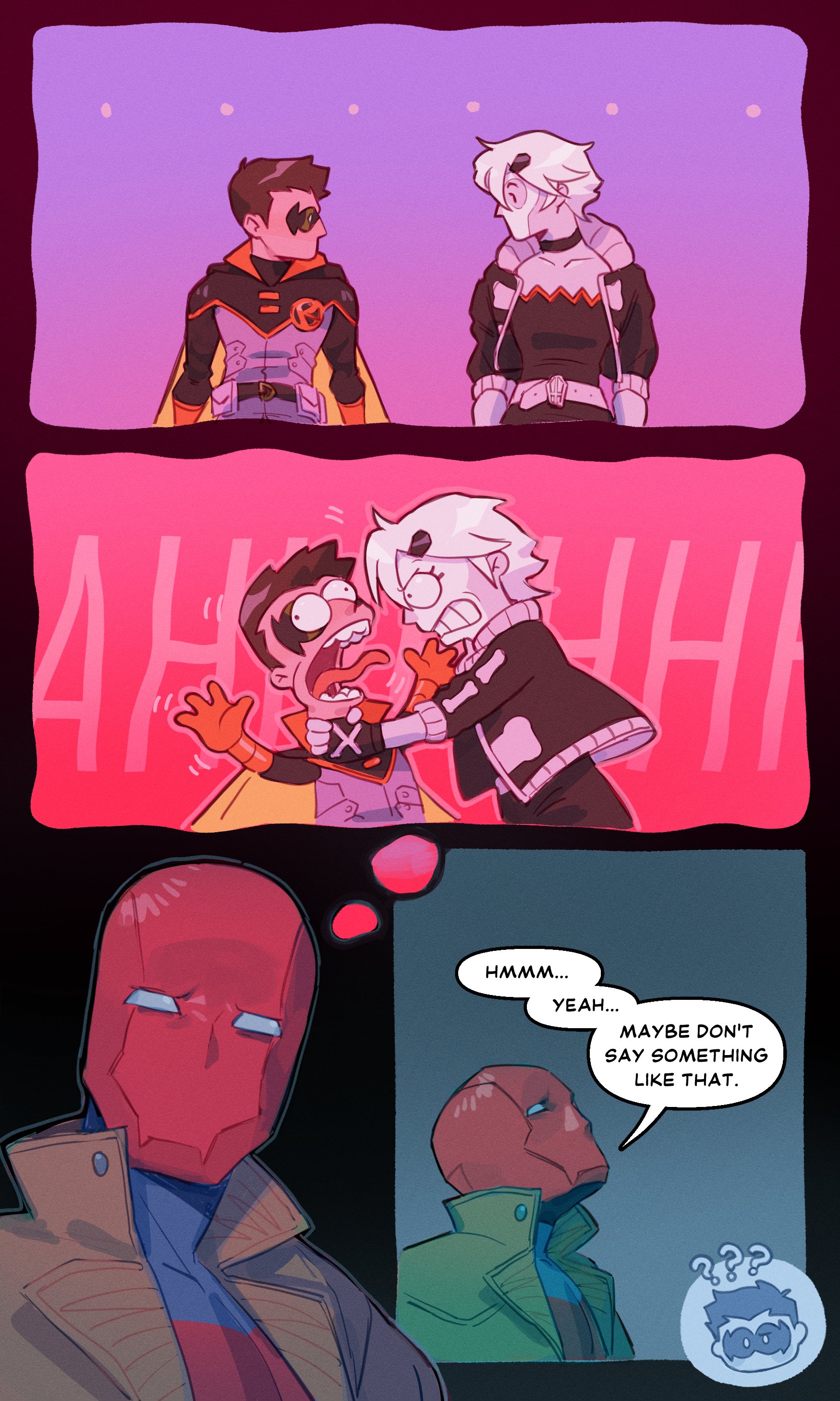 Robin Jason Todd Red Hood Damian Wayne And Flatline Dc Comics And 2 More Drawn By