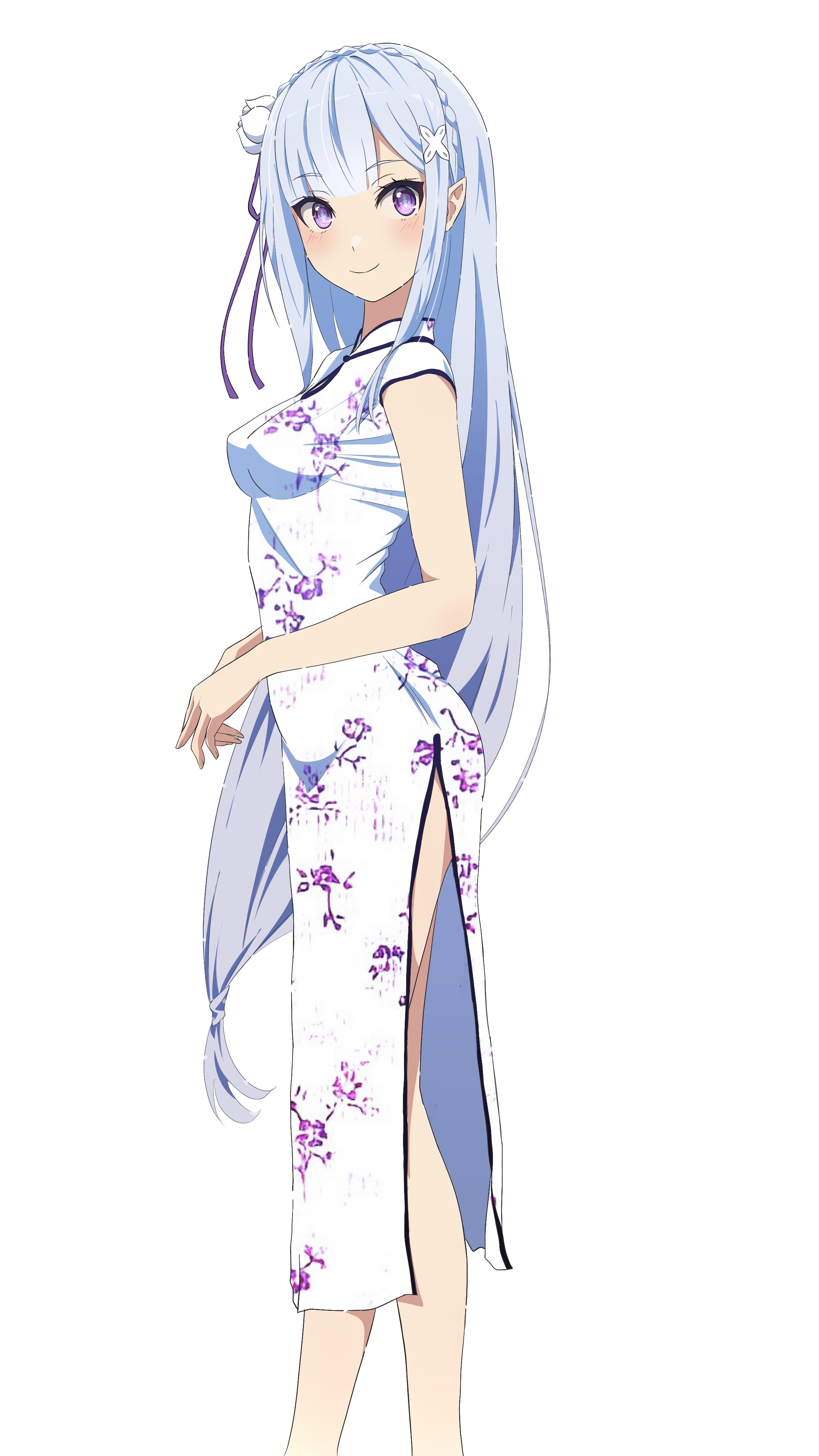 Emilia Re Zero Kara Hajimeru Isekai Seikatsu Drawn By Camui1104