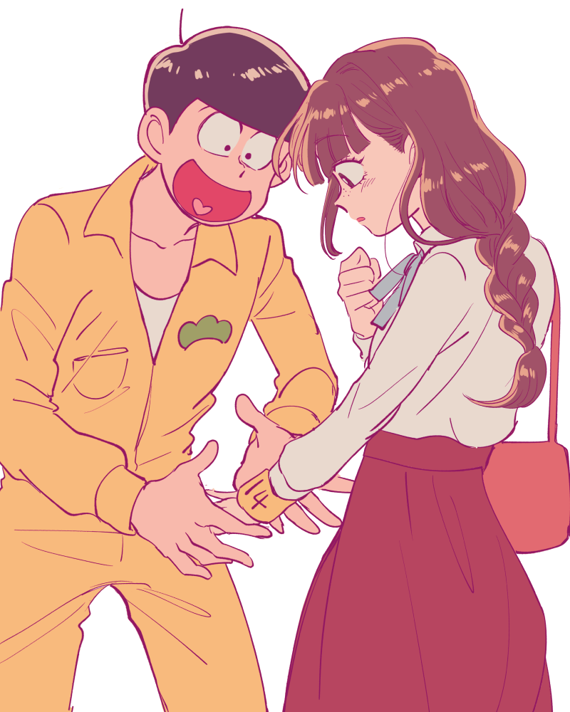 Matsuno Jyushimatsu And Jyushimatsus Girlfriend Osomatsu San And 1