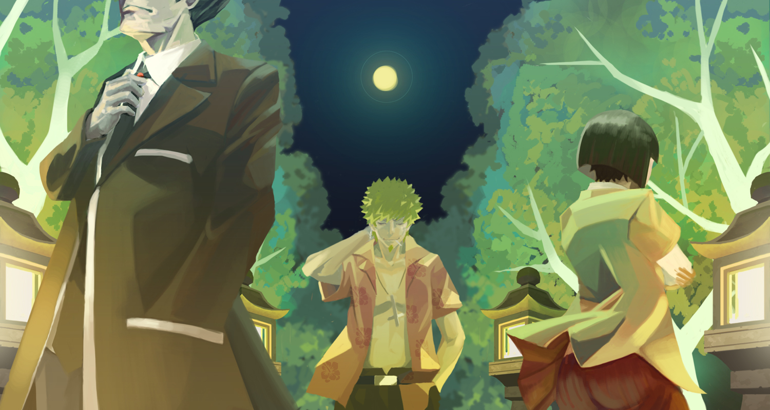 Oshino Meme Kaiki Deishuu And Kagenui Yozuru Monogatari And 1 More Drawn By Orangecassis