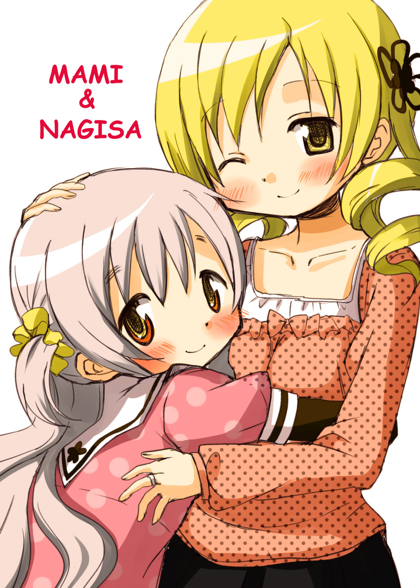 Tomoe Mami And Momoe Nagisa Mahou Shoujo Madoka Magica And 1 More
