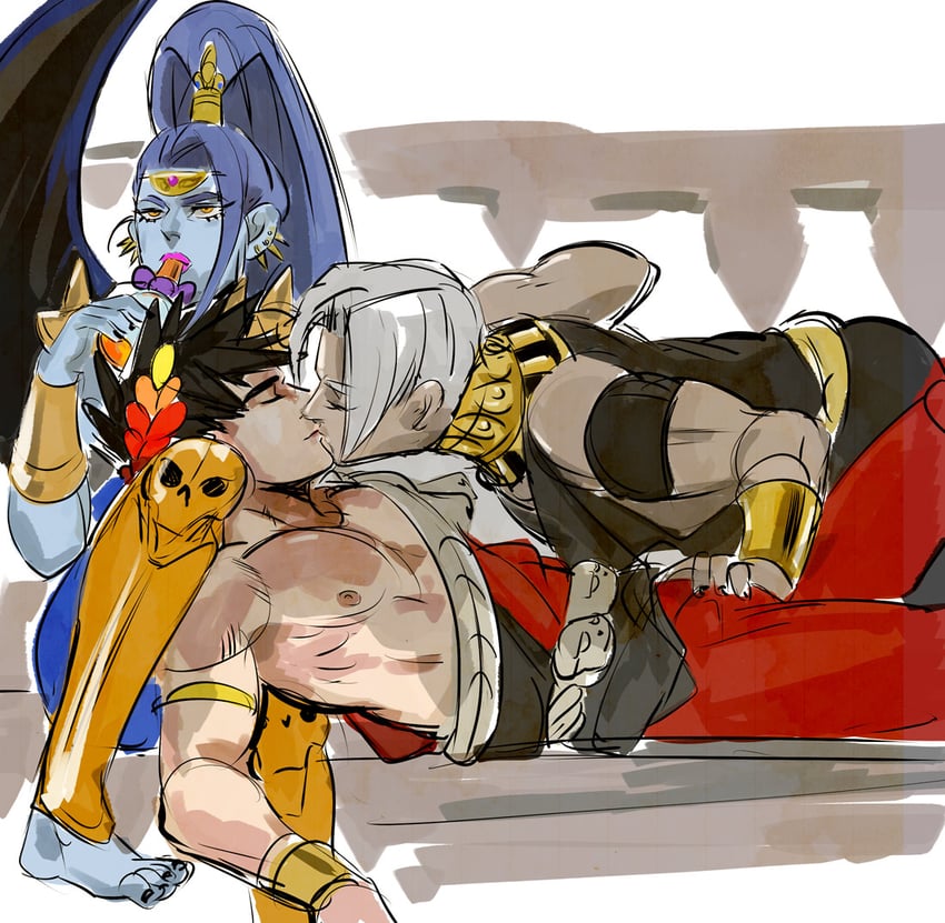 Zagreus Thanatos And Megaera Hades And 1 More Drawn By Ing0123