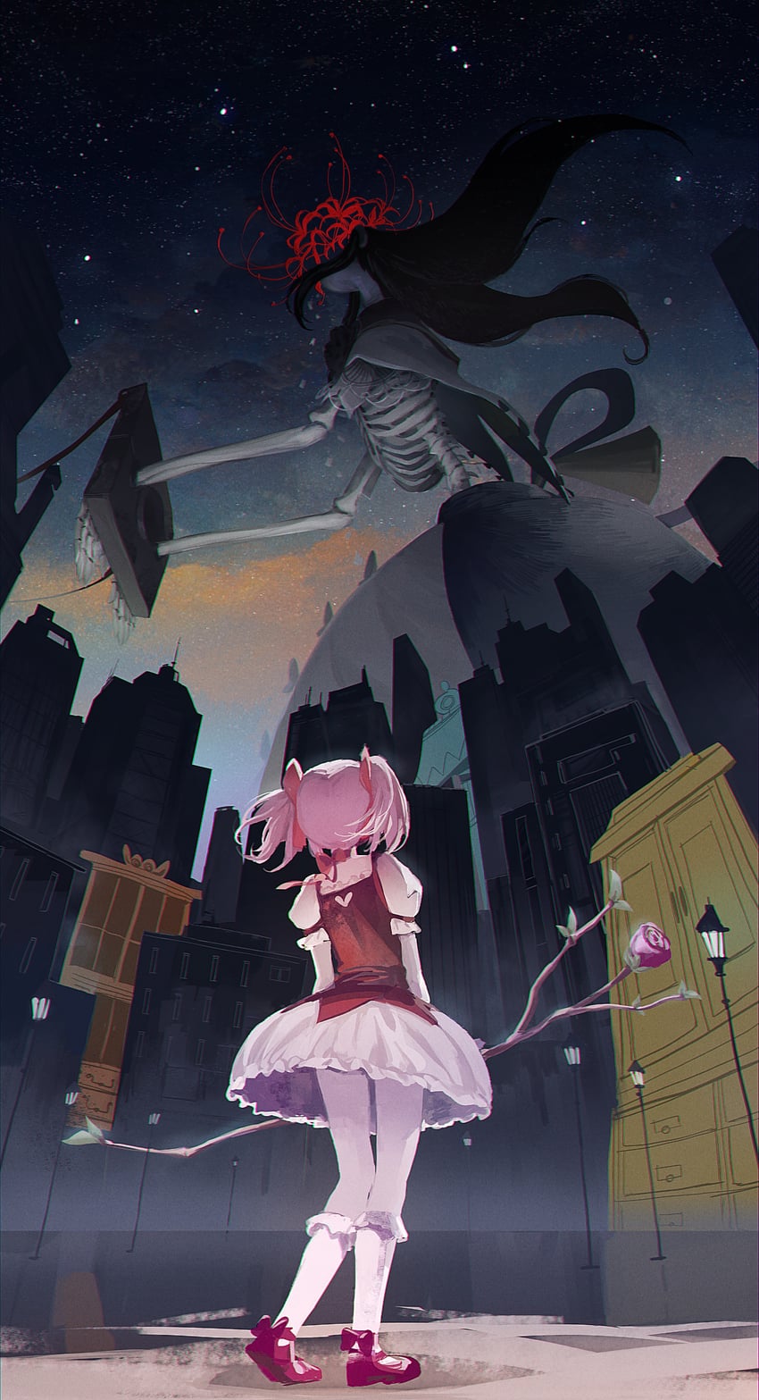 Kaname Madoka And Homulilly Mahou Shoujo Madoka Magica And 1 More Drawn By Mia39565899