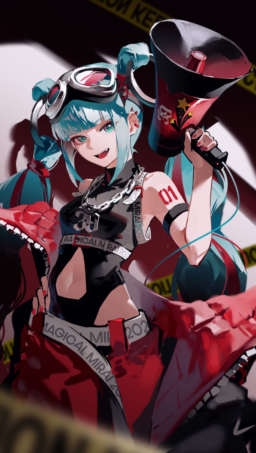 Hatsune Miku Magical Mirai Miku And Magical Mirai Miku Vocaloid And 1 More Drawn By Jiuye