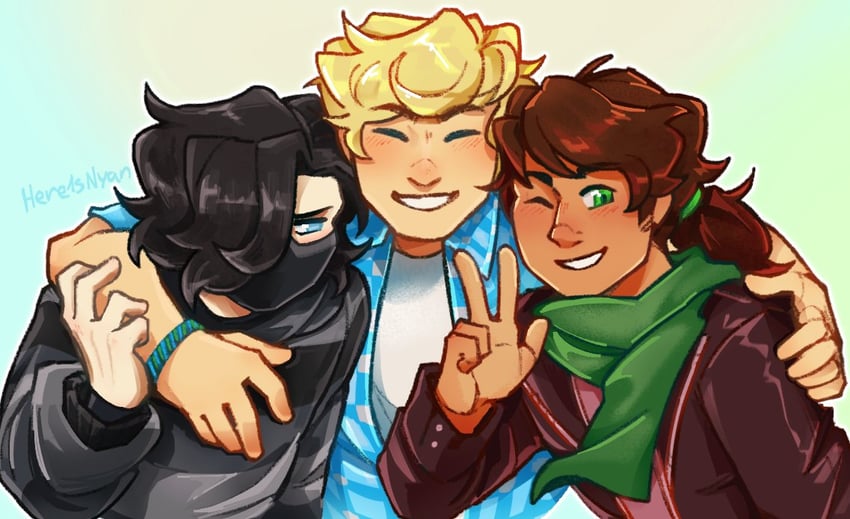 Garroth Romeave Zane Romeave And Vylad Romeave Minecraft Diaries And 2 More Drawn By
