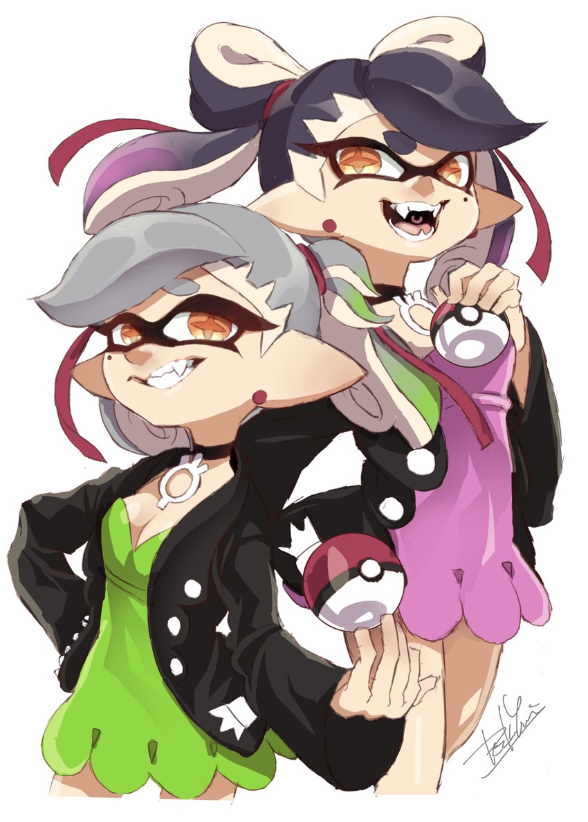 Marnie Callie And Marie Pokemon And 4 More Drawn By Isamu Ki Yuuki