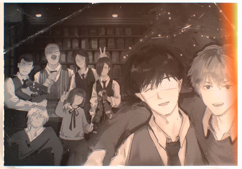 Kaneki Ken Kirishima Touka Fueguchi Hinami Nagachika Hideyoshi Yomo Renji And 3 More Tokyo