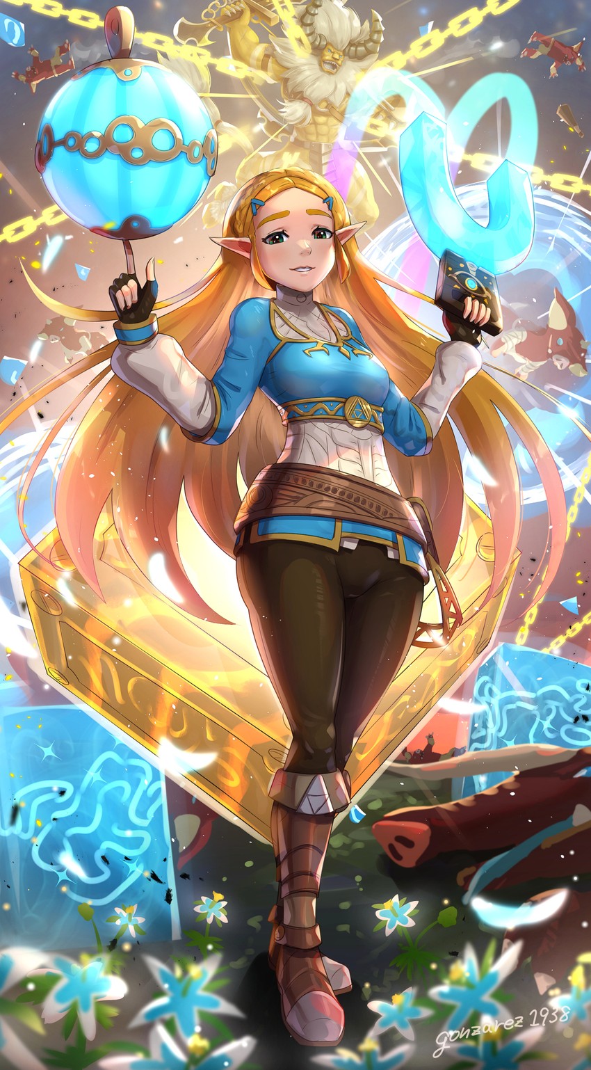Princess Zelda Bokoblin Moblin And Lynel The Legend Of Zelda And 2 More Drawn By Gonzarez