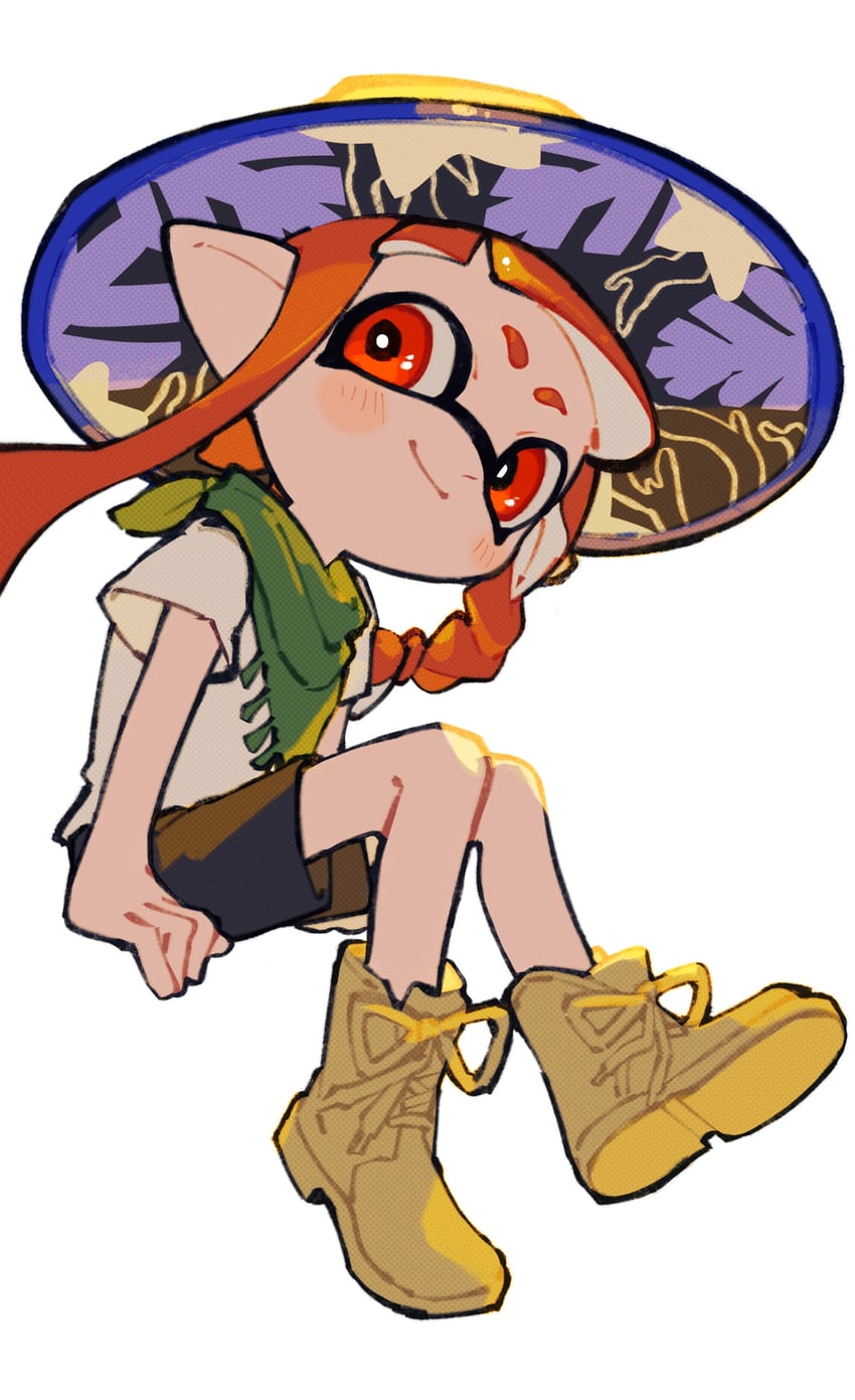 Inkling And Inkling Girl Splatoon And 1 More Drawn By Inari1369