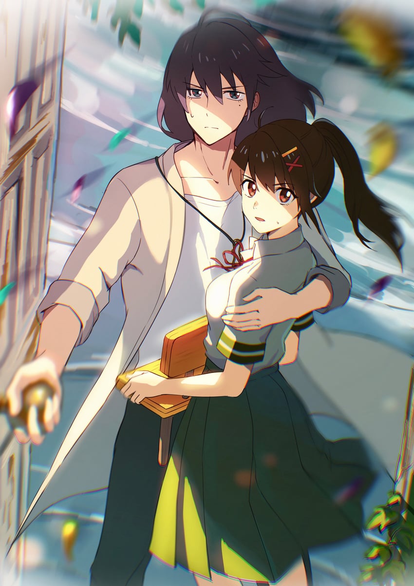 Suzume And Munakata Souta Suzume No Tojimari Drawn By Uni Sirasu