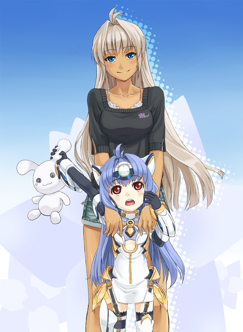 Kos Mos T Elos And Kos Mos Ver 4 Xenosaga And 1 More Drawn By