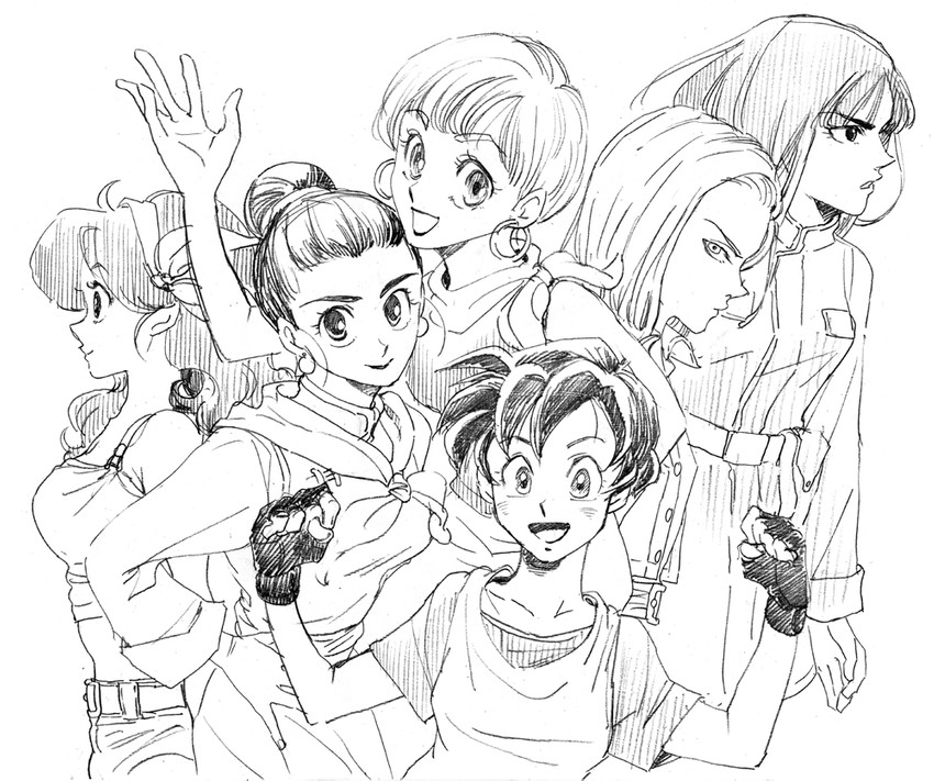 Android 18 Bulma Chi Chi Videl Lunch And 1 More Dragon Ball And 3