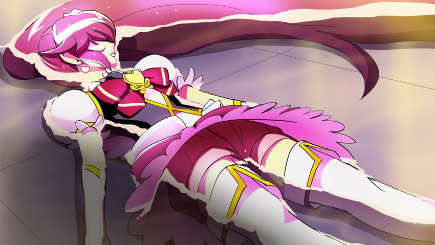 Aino Megumi And Cure Lovely Precure And 1 More Drawn By Haruyama
