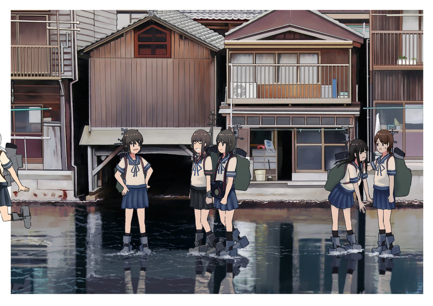 Fubuki Hatsuyuki Miyuki Shirayuki Isonami And 1 More Kantai