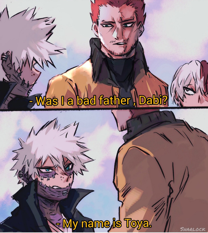 Endeavor Todoroki Shouto Dabi And Todoroki Touya Boku No Hero Academia And 2 More Drawn By